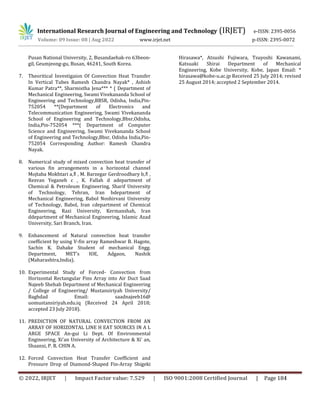 EXPERIMENTAL INVESTIGATION OF HEAT TRANSFER BY NATURAL CONVECTION ON ...