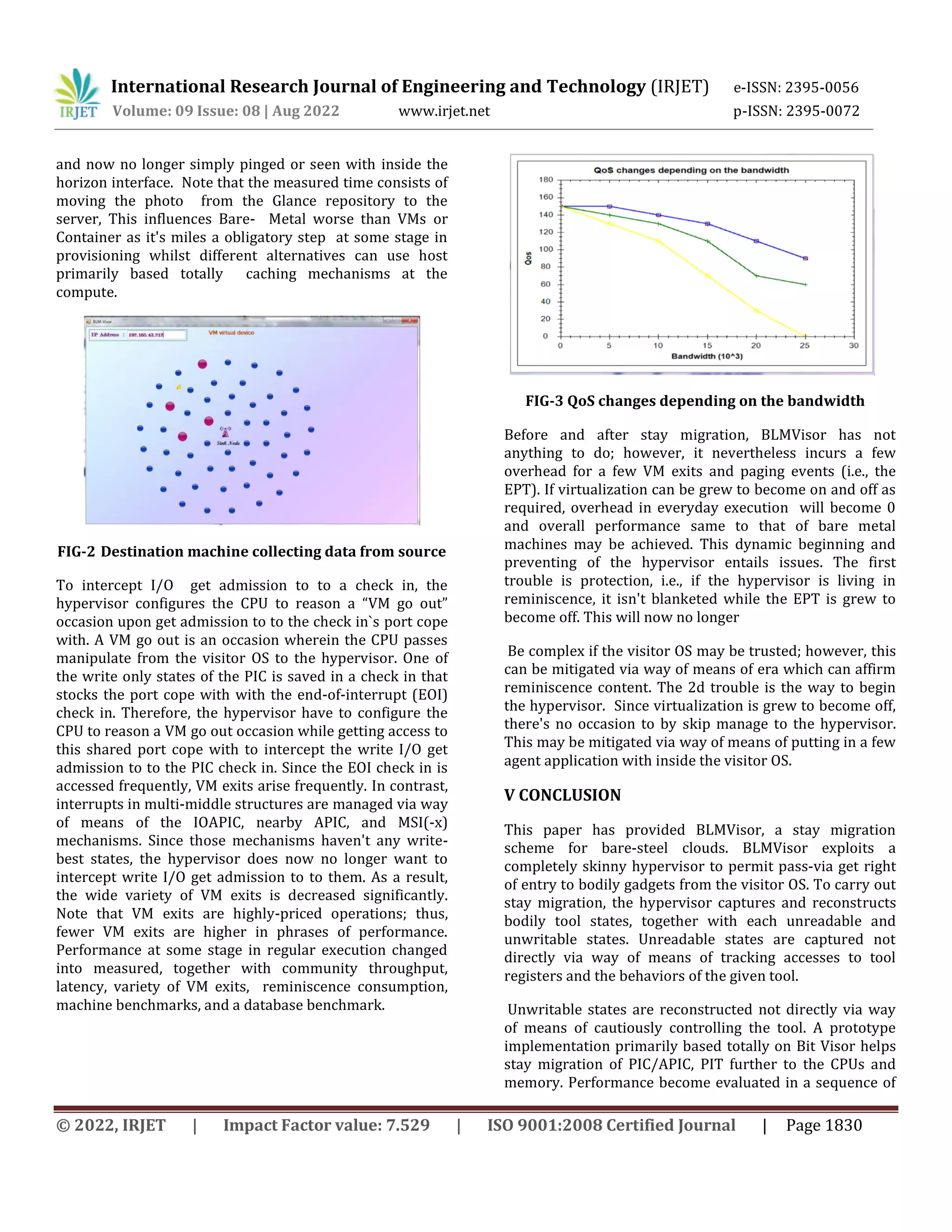 Baremetal Virtual machine migration on clouds | PDF