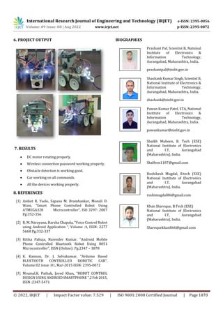 Arduino Based Bluetooth Controlled Robotic Car | PDF