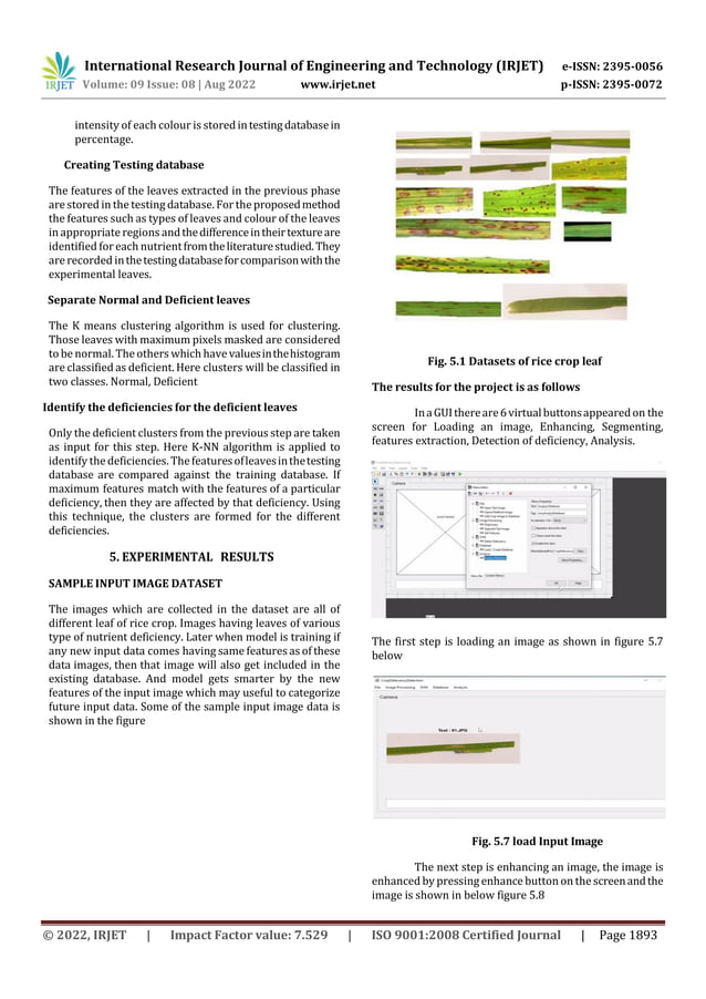 DETECTION OF NUTRIENT DEFICIENCIES IN CROPS USING SUPPORT VECTOR MACHINE (SVM) | PDF