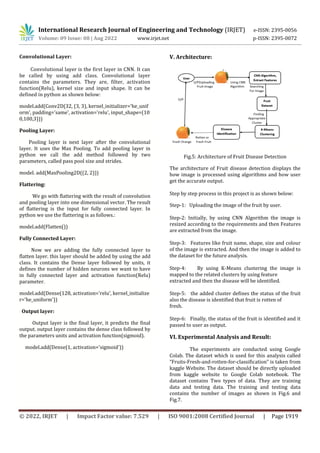FRUIT DISEASE DETECTION AND CLASSIFICATION USING ARTIFICIAL ...