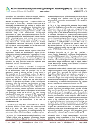 HUMAN IDENTIFIER WITH MANNERISM USING DEEP LEARNING | PDF