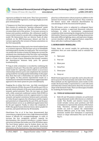 HUMAN IDENTIFIER WITH MANNERISM USING DEEP LEARNING | PDF
