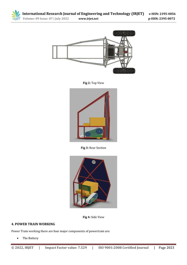Conversion of an I.C. engine powertrain to Electric powertrain of an ...