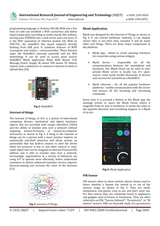 IoT Based Anti-Theft Detection and Alarm System Using NodeMCU and Blynk ...