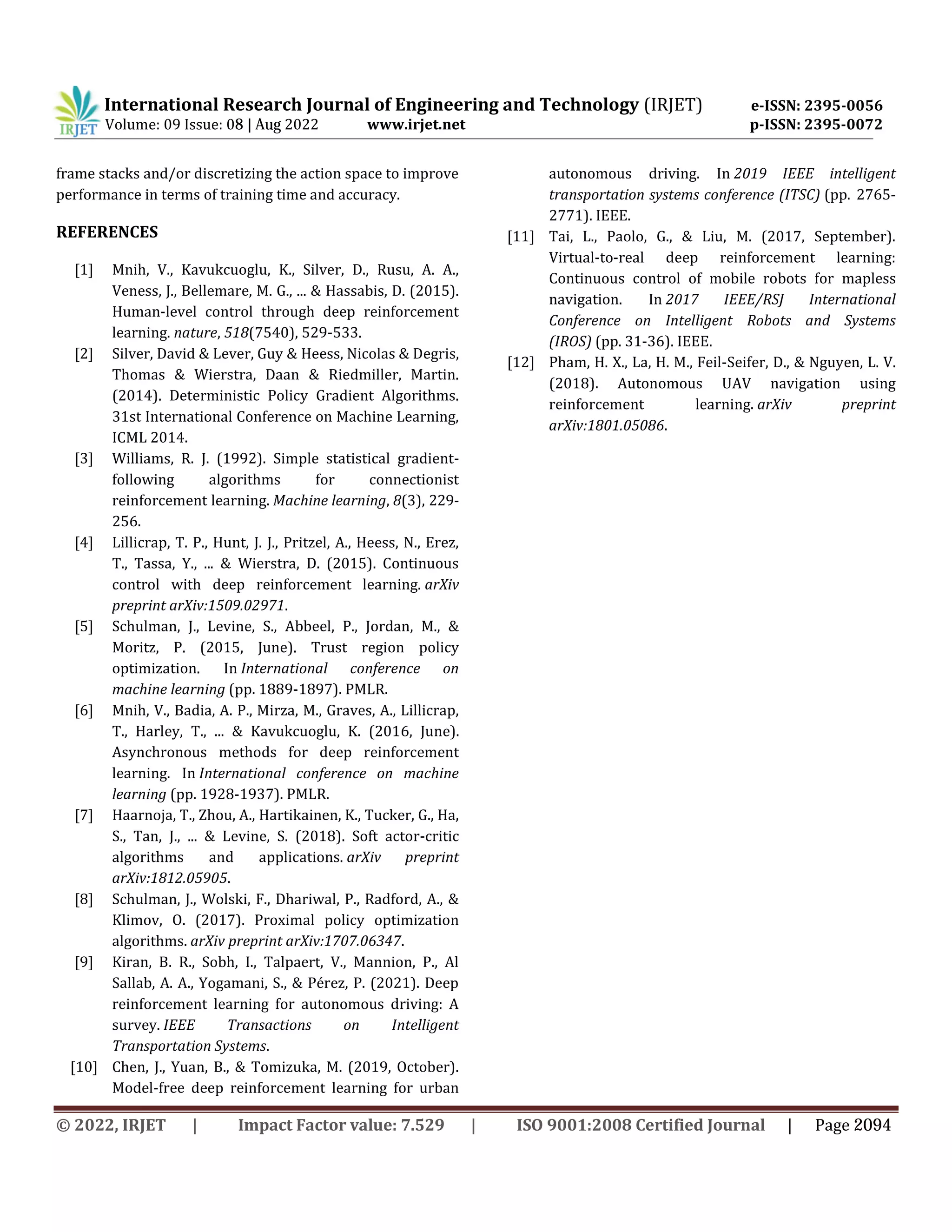Comparative Analysis Of Tuning Hyperparameters In Policy Based Drl Algorithm For Self Driving