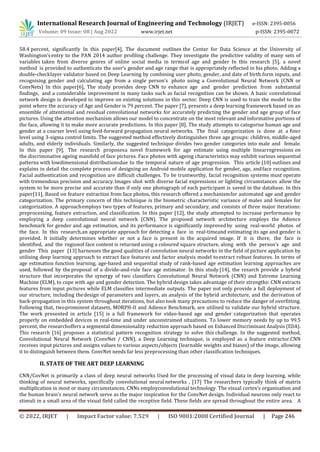 Vehicle Driver Age Estimation using Neural Networks | PDF