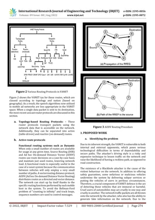 M-AODV Routing Protocol in VANET to Detect and Prevent Black Hole Attack | PDF