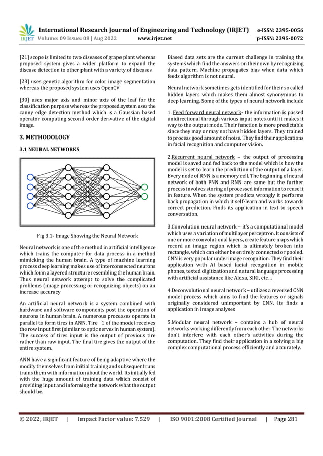 Green leaf disease detection and identification using Raspberry Pi | PDF
