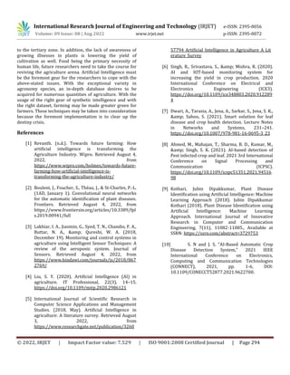 Artificial Intelligence In Agriculture: Crop Disease Detection And ...