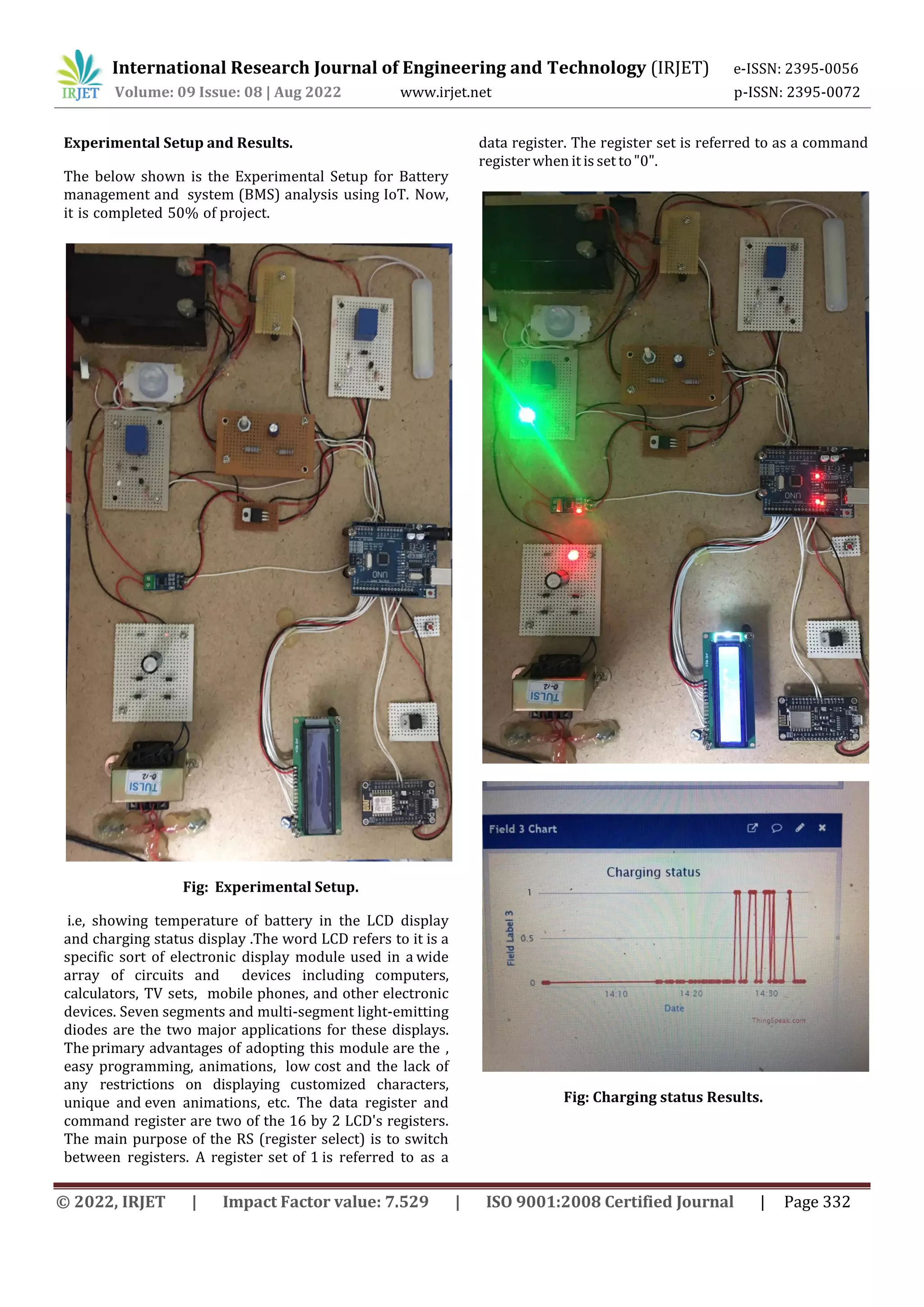 Automatic EV Battery Management and control Systems using IOT | PDF