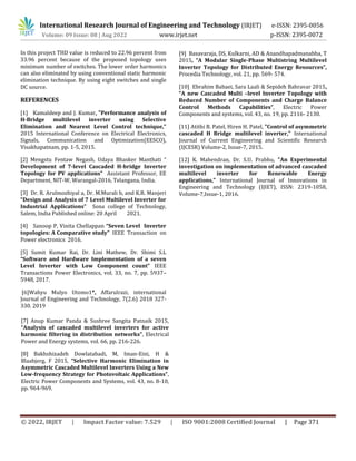 Design of Symmetrical Seven Level Multi Level Inverter | PDF