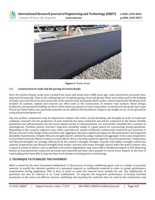 Flexible pavements using plastic as a road construction material: A ...