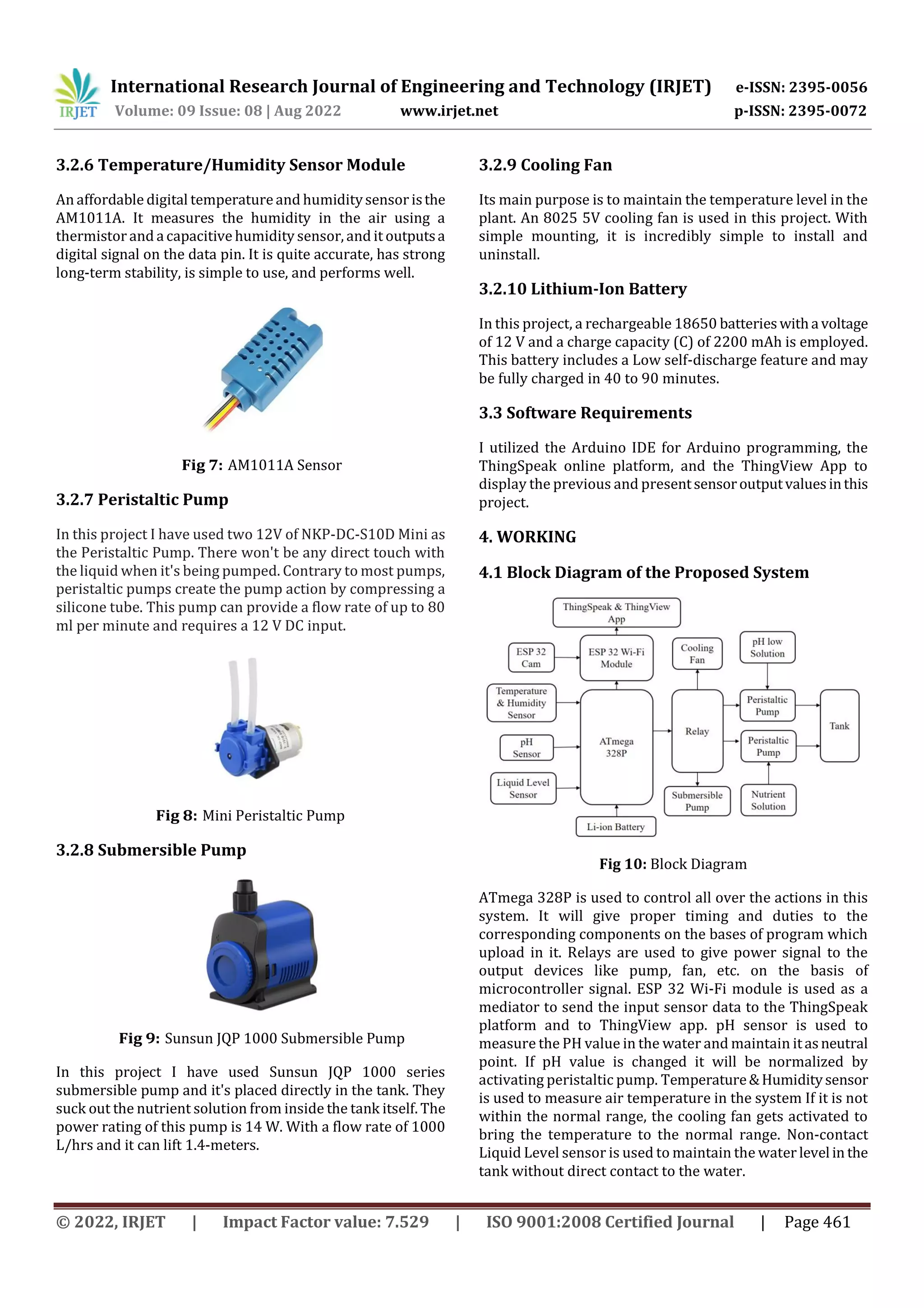 Smart Aeroponics Using IoT | PDF