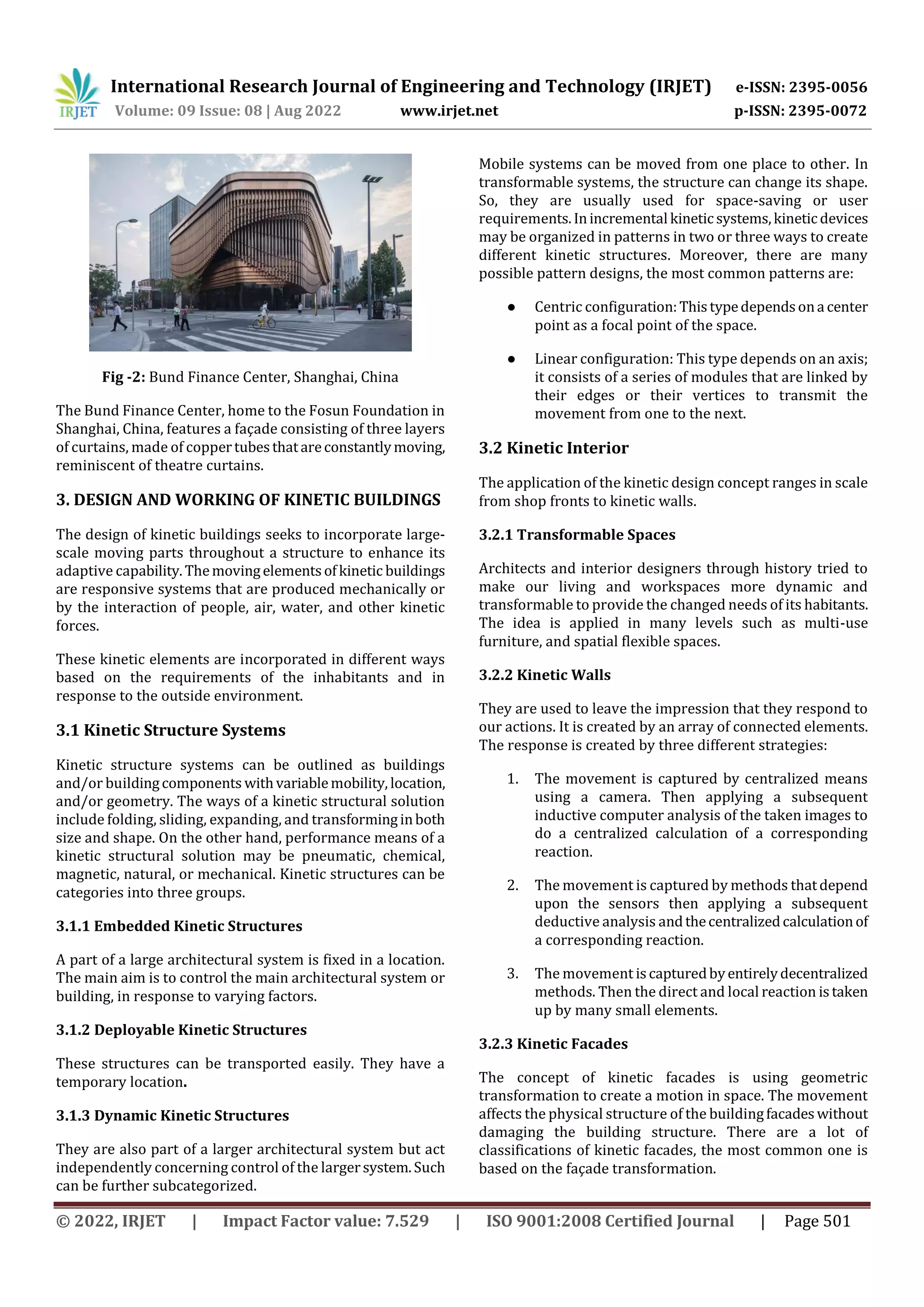 Kinetic Buildings in Climate-Responsive Architecture | PDF