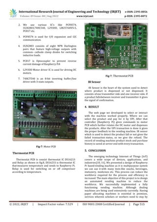 Smart Vending Machine | PDF