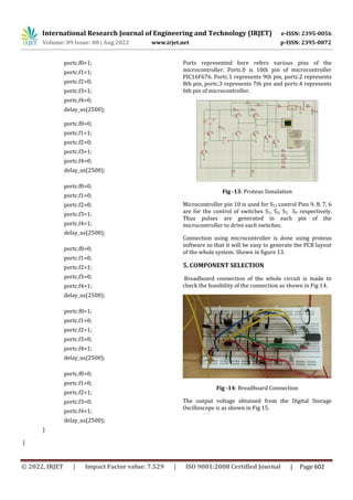 A PV BASED MODIFIED MULTILEVEL INVERTER WITH REDUCED NUMBER OF SWITCHES ...