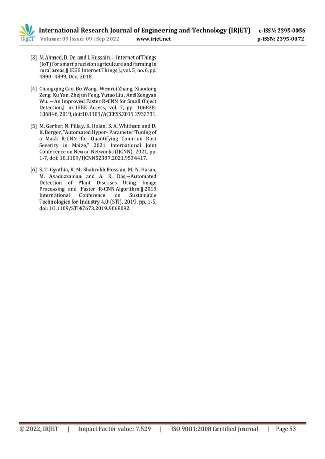 AI Based Smart Agriculture – Leaf Disease Prediction Using Optimized ...