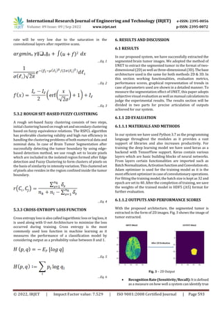 Brain Tumor Detection and Segmentation using UNET | PDF