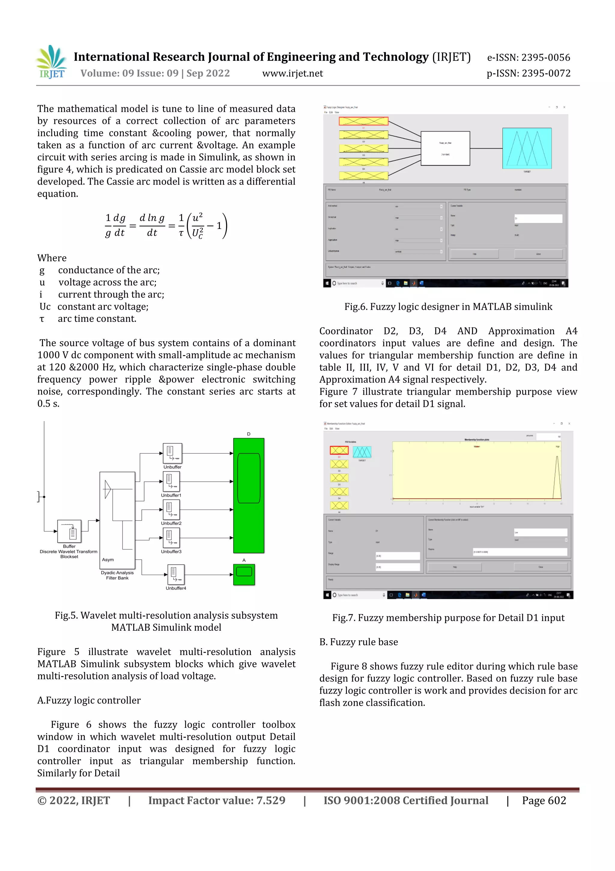 Arc Fault and Flash Signal Analysis and Detection in DC Distribution Systems Using Wavelet ...