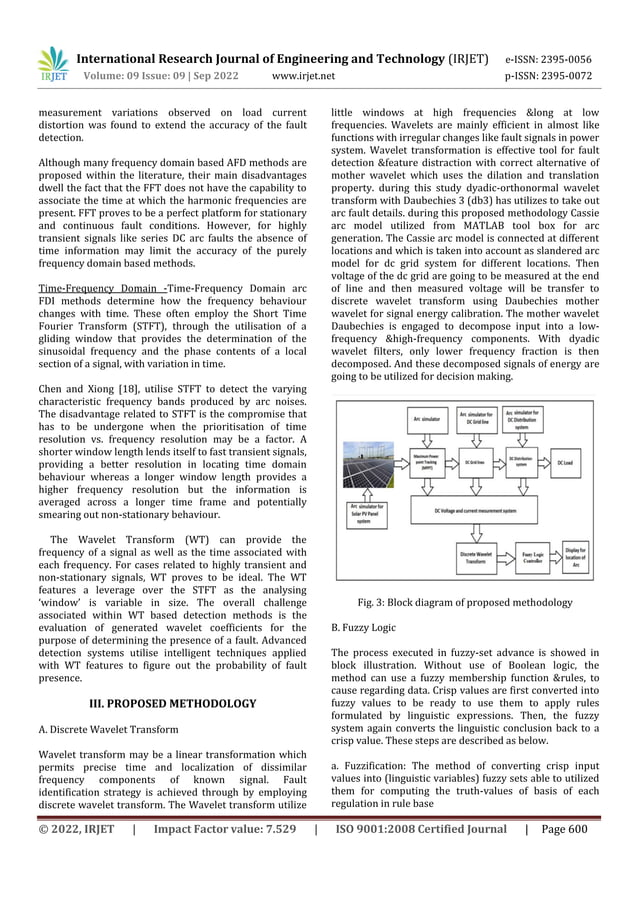 Arc Fault and Flash Signal Analysis and Detection in DC Distribution Systems Using Wavelet ...