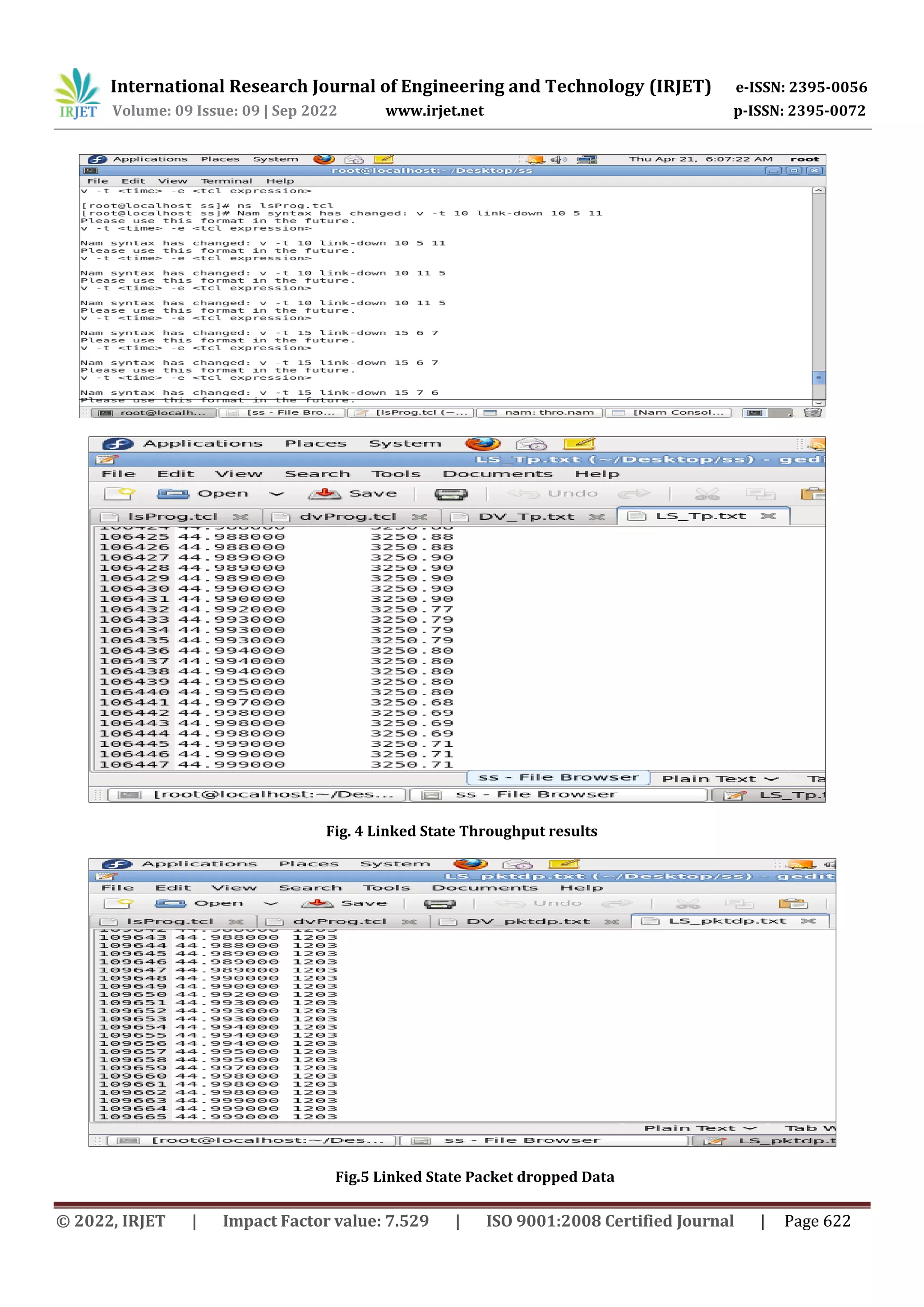 PERFORMANCE ANALYSIS OF DISTANCE VECTOR AND LINKED STATE ROUTING PROTOCOL | PDF