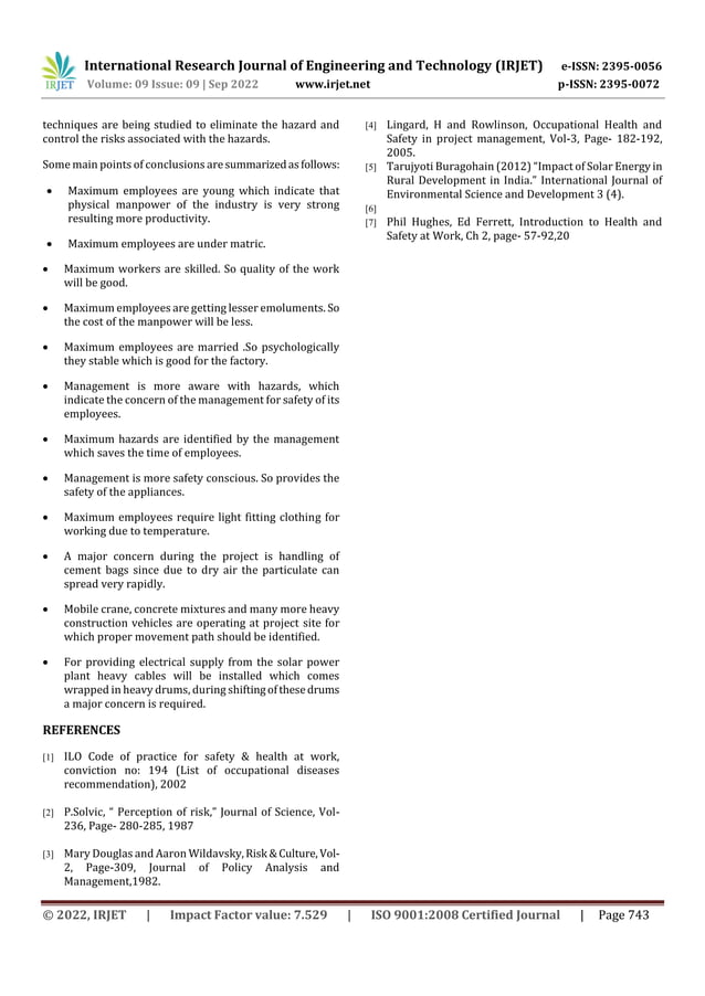 Hazard Identification, Risk Assessment And Risk Control In a 250 MW ...