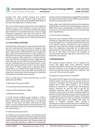 ECG signal analysis using continuous wavelet transformation and deep neural network | PDF