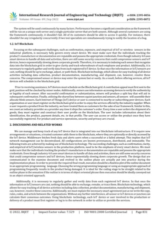 Blockchain Technology using System Requirement Specification and IoT Devices | PDF