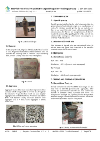 EXPERIMENTAL INVESTIGATION OF FERROCK BY COMPLETE AND PARTIAL REPLACEMENT OF CEMENT IN CONCRETE ...