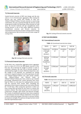 EXPERIMENTAL INVESTIGATION OF FERROCK BY COMPLETE AND PARTIAL REPLACEMENT OF CEMENT IN CONCRETE ...