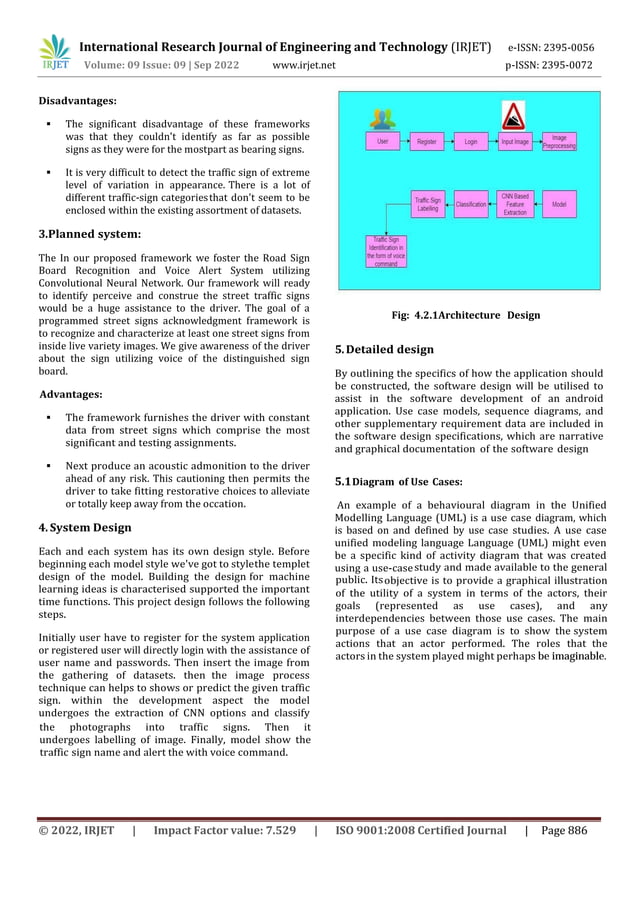 TRAFFIC SIGN BOARD RECOGNITION AND VOICE ALERT SYSTEM USING CNN | PDF