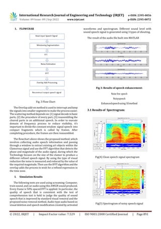 Analysis of Speech Enhancement Incorporating Speech Recognition | PDF