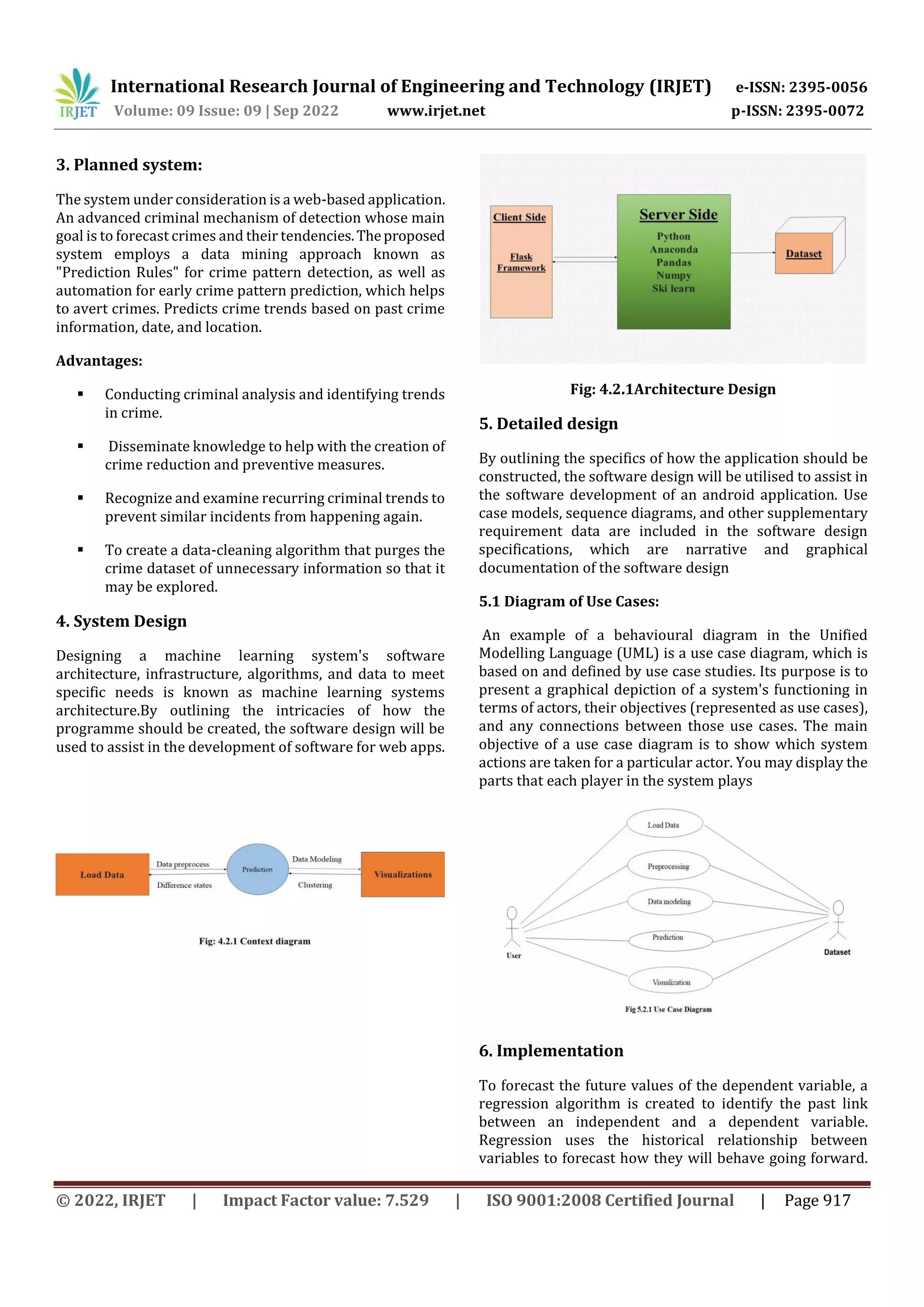 CRIME ANALYSIS AND PREDICTION USING MACHINE LEARNING | PDF