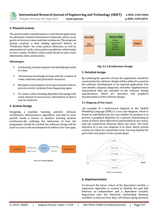 CRIME ANALYSIS AND PREDICTION USING MACHINE LEARNING | PDF