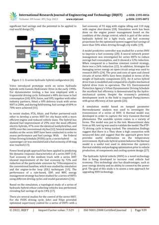 Advanced Analysis and Modelling of Hydraulic Hybrid Vehicles | PDF