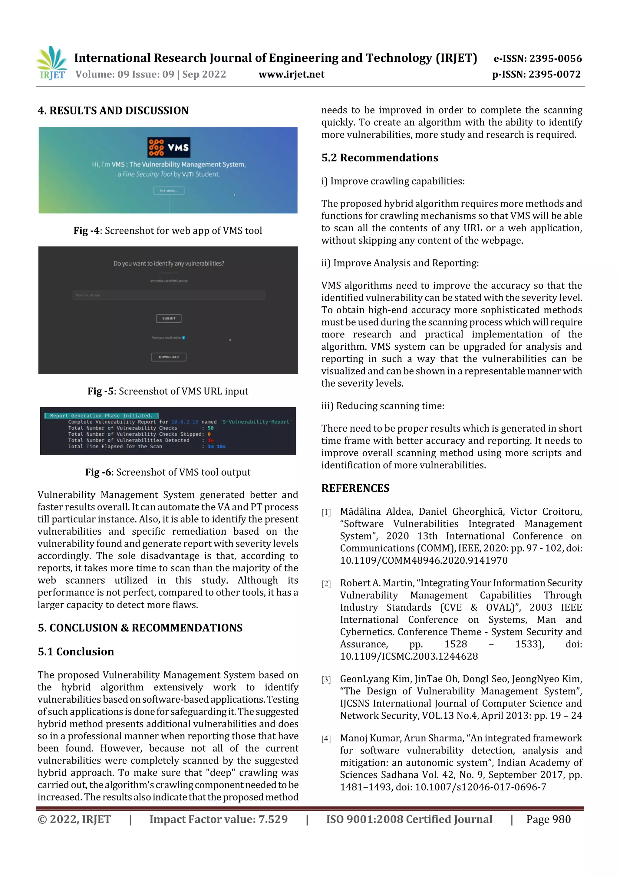 Vulnerability Management System | PDF