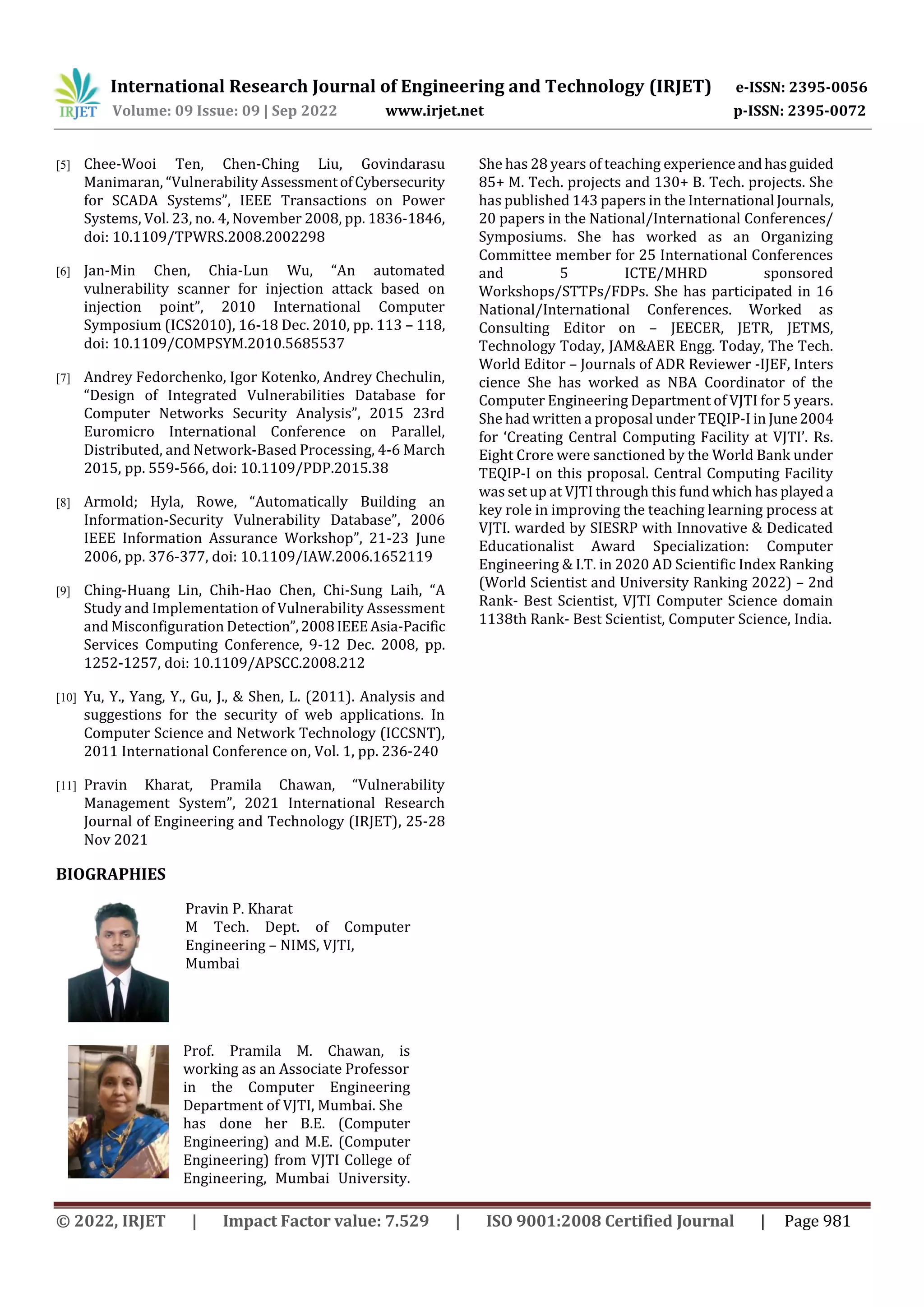 Vulnerability Management System | PDF