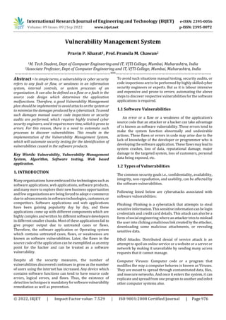 Vulnerability Management System | PDF