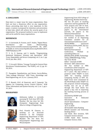 A System for Detection and Prevention of Data Leak | PDF