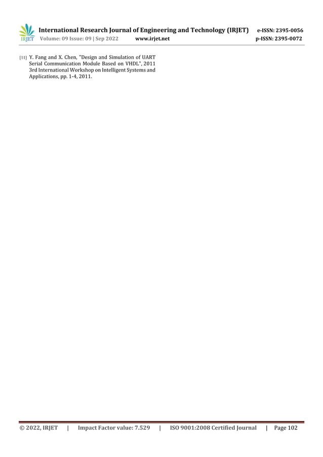 Design and Verification of the UART and SPI protocol using UVM | PDF