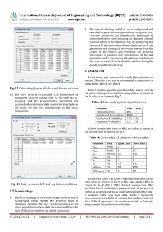 Using genetic algorithms to optimize material and construction ...