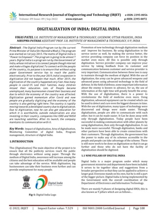 DIGITALIZATION OF INDIA: DIGITAL INDIA | PDF | Business | Business and ...