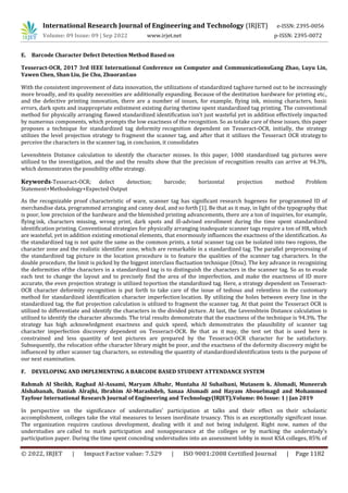 Limitations of Barcode and QR code Scanner | PDF | Web Development ...