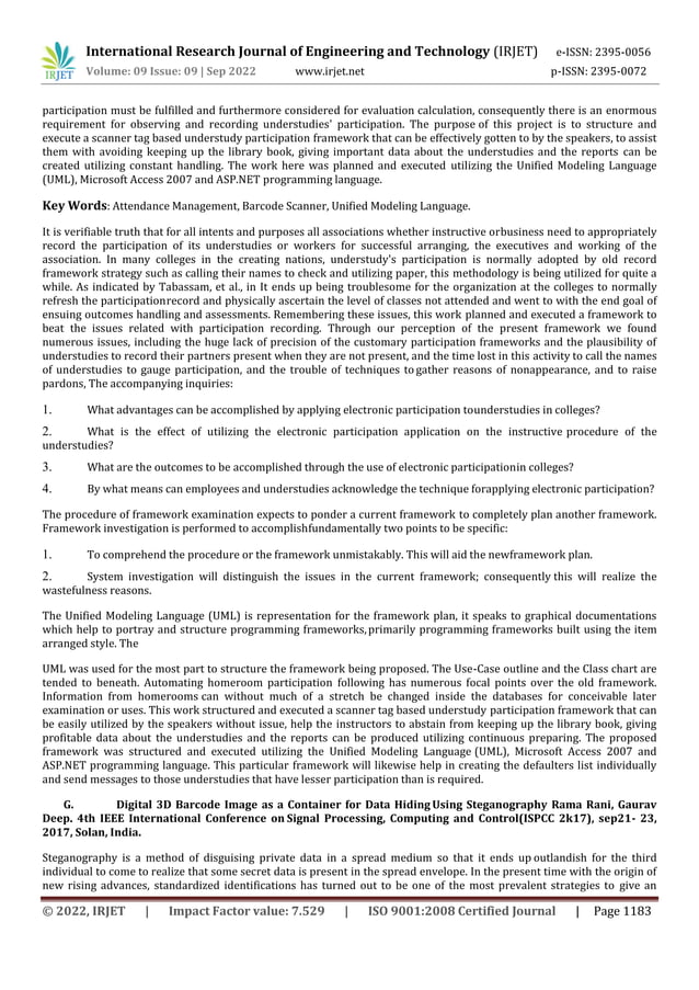 Limitations of Barcode and QR code Scanner | PDF