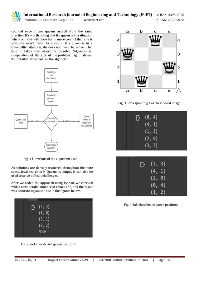 An Approach To Solve The N Queens Problem Using Artificial Intelligence