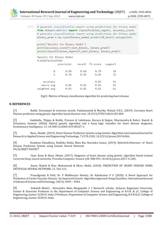 CARDIOVASCULAR DISEASE PREDICTION USING GENETIC ALGORITHM | PDF