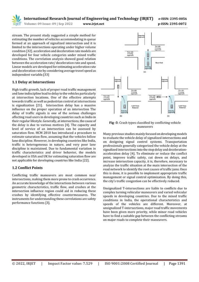 A Review on Optimization of Design and Safety of Intersection | PDF