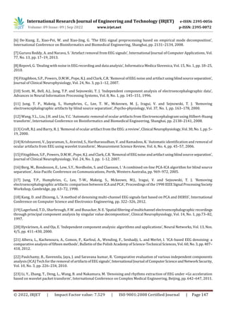 Denoising Techniques for EEG Signals: A Review | PDF
