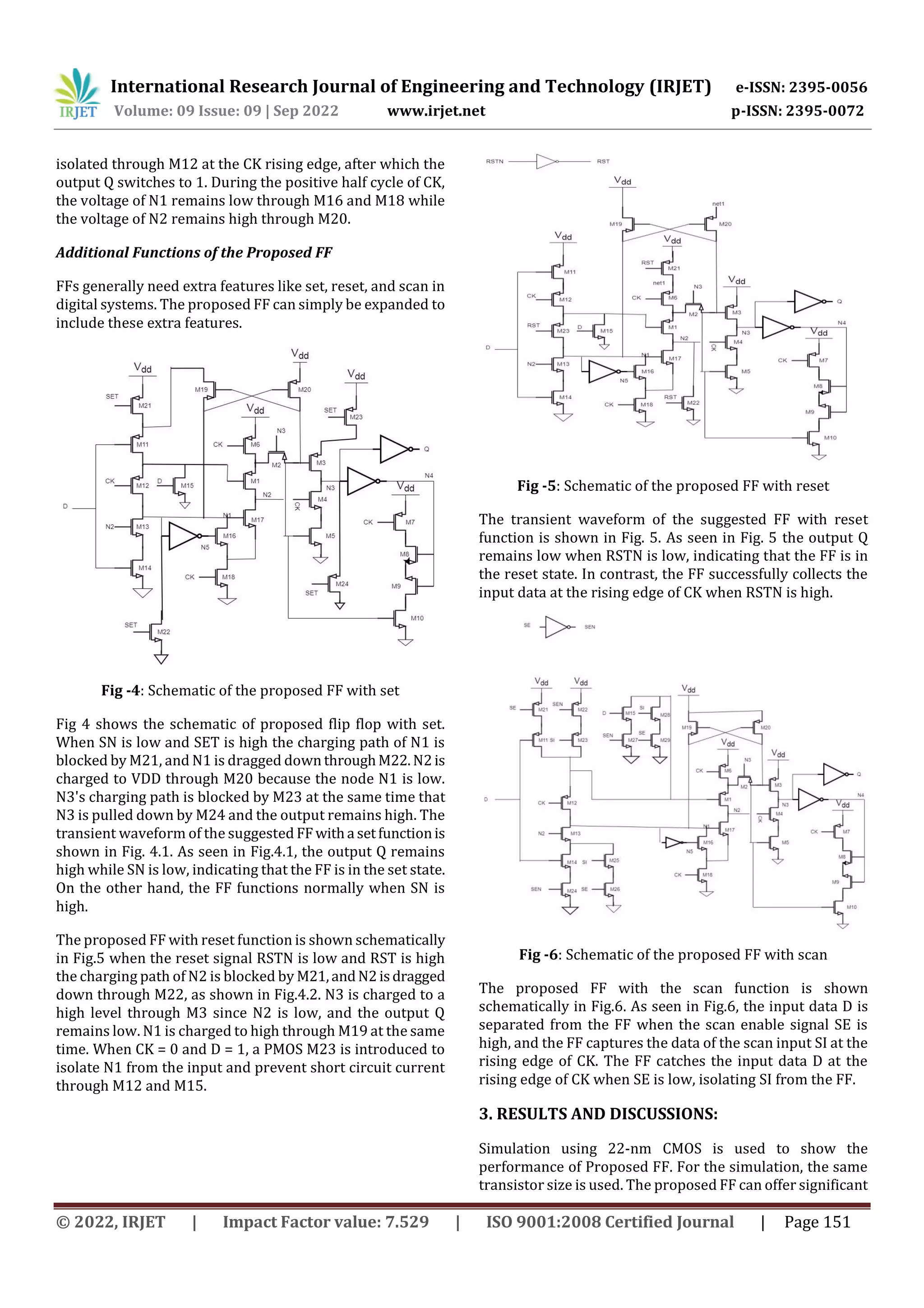 Design And Implementation Of Low Power D Flip Flop For Embedded Application Pdf Internet
